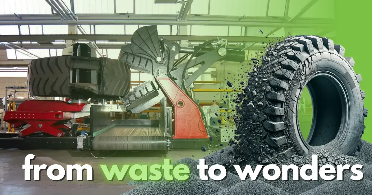 Throughcycle Rubber | From Waste Tyres to Wonders